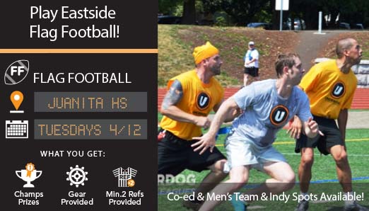 Co-ed Flag Football Leagues, Flag Football Seattle